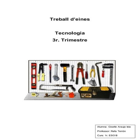 Treball de les Eines: 1r. ESO. | DOCX