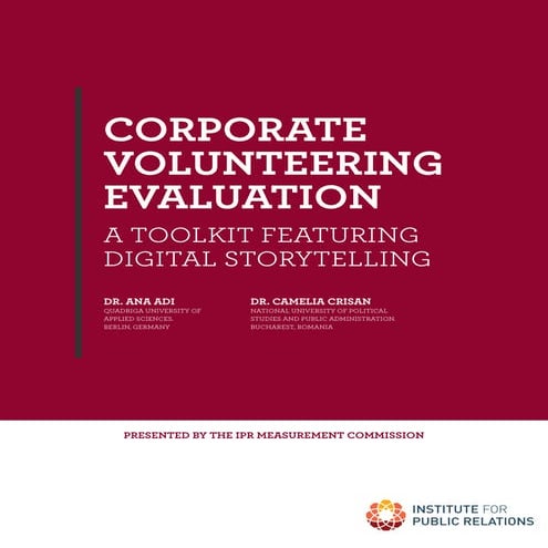 Corporate Volunteering Evaluation | PDF