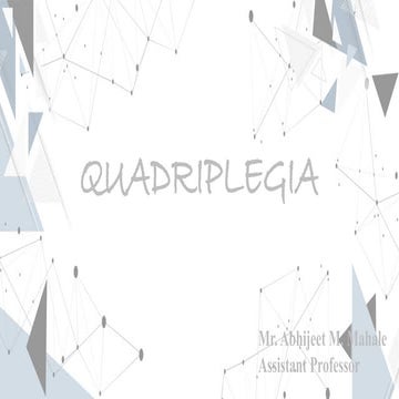 Quadriplegia(Unit - VI)AHN-II for Nursing.pptx
