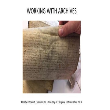 Working with Archives | PPT
