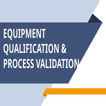 Validation master plan | PPTX