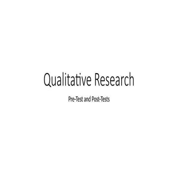 Qualitative Research - Practical Research 1 Slide | PPTX