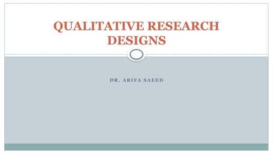 PRACTICAL RESEARCH 1 - QUALITATIVE RESEARCH SAMPLE ONLY | PPT