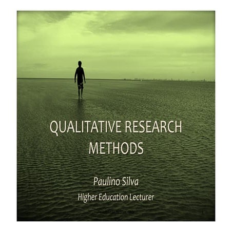 Qualitative Research Methods | PDF