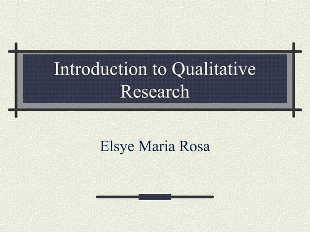 02 Chapter 2 Research Methods | PPTX | Science