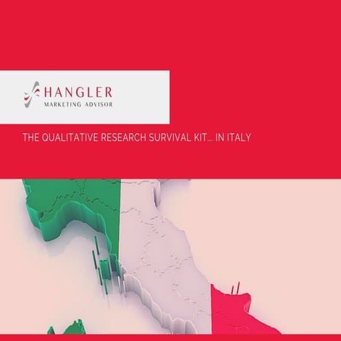 Qualitative research survival kit - Italy | PPT