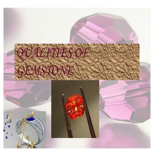 Qualities of-gemstone | PDF