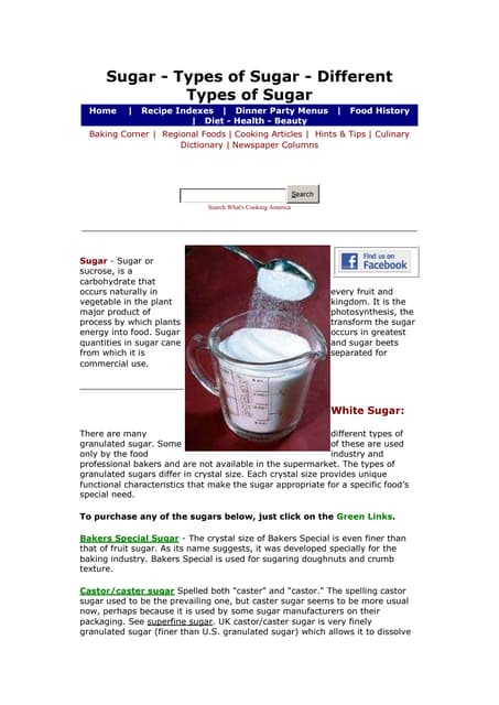 Sugar cookery | DOCX | Chemistry | Science