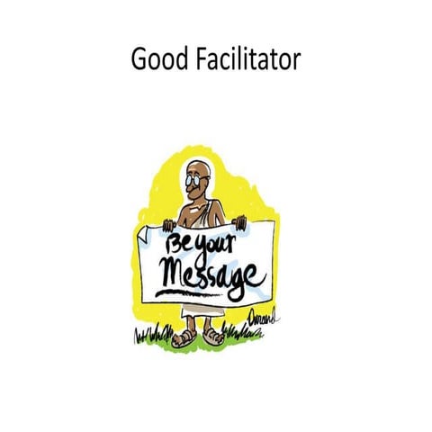Good facilitator | PPT