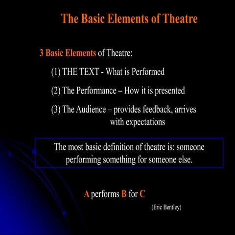 GCSE Drama: Live Performance Evaluation- structuring your responses and ...
