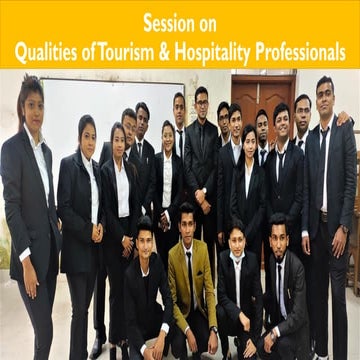 Qualities of Tourism and Hospitality Professionals | PDF