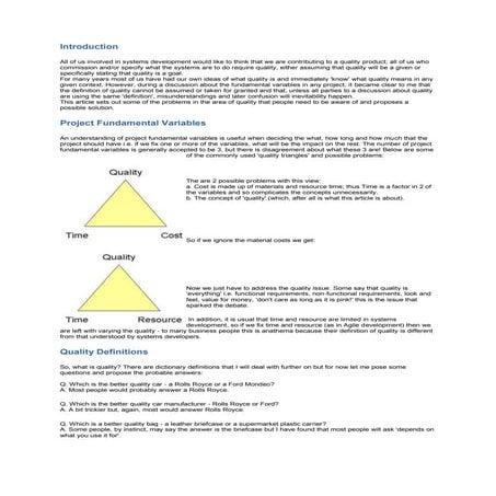 Quality and Grade | DOCX
