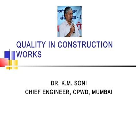 Quality in Construction | PPT
