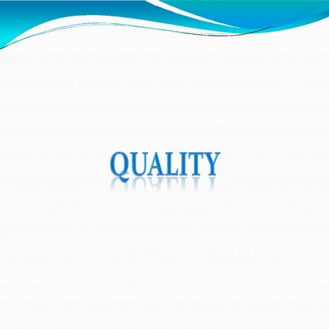 Quality | PPT