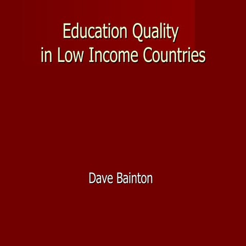 S3 quality education unicef | PPTX