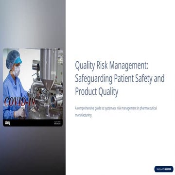 Quality Risk Management | PPTX