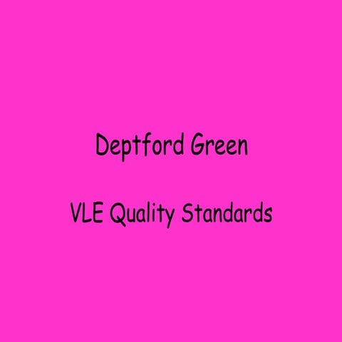Quality Standards | PPT