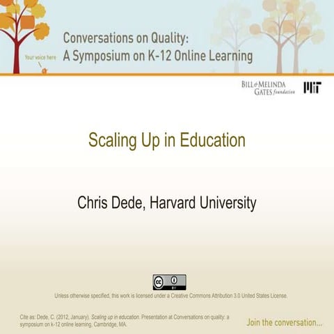 Scaling Up in Education | PPTX