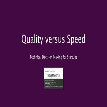 Quality versus-speed-tradeoffs | KEY