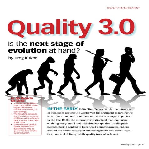 Quality 3.0 THE NEXT REVOLUTION | PDF