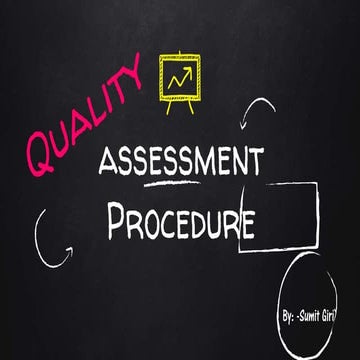 Quality assessment procedure v 2.0 | PPT