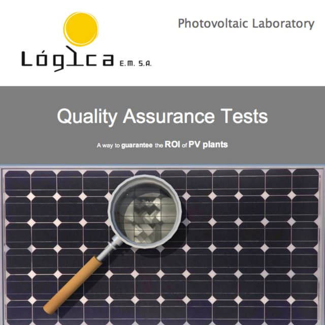 Quality Assurance Tests - PV Modules | PDF