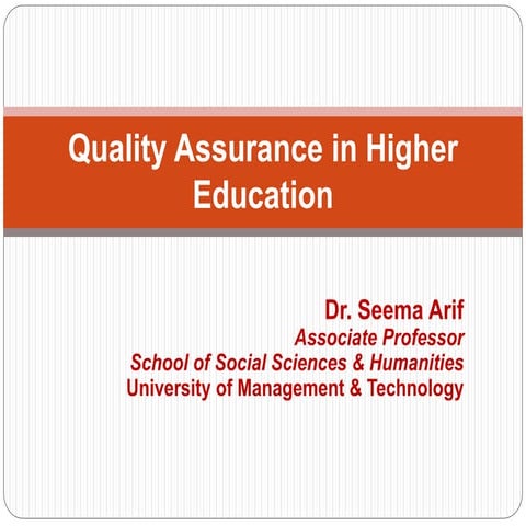 Quality Assurance in Higher Education.pptx