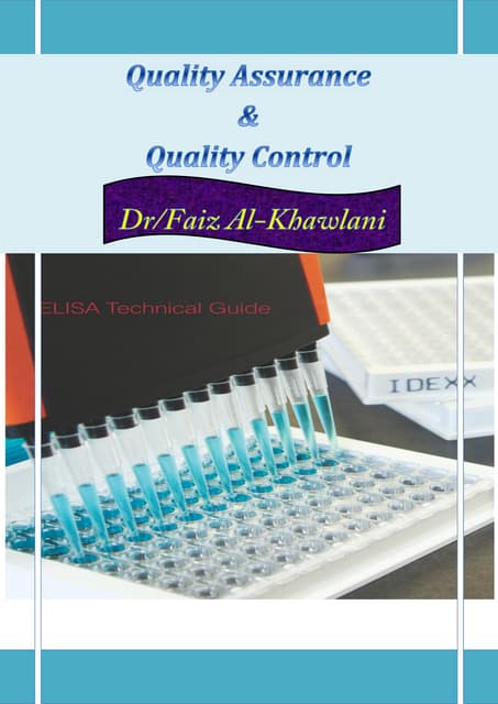 Quality Control in Laboratory | PPT