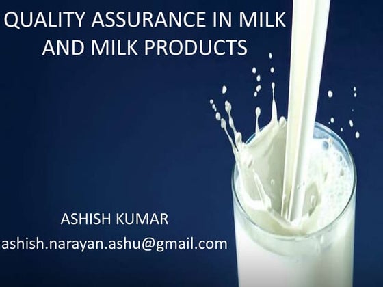 Milk quality test | PPTX | Chemistry | Science