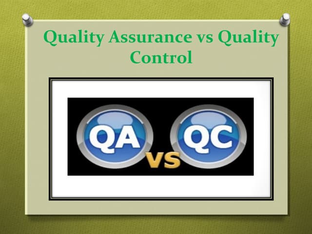 Quality Assurance | PPTX