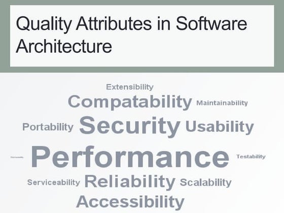 McCall Software Quality Model in Software Quality Assurance | PPT