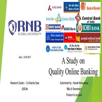 Quality banking services | PPTX