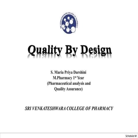 Quality by design | PPT