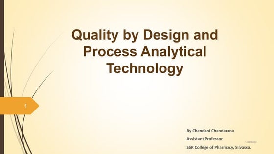 Quality by design in pharmaceutical development | PPTX | Pharmaceutical ...