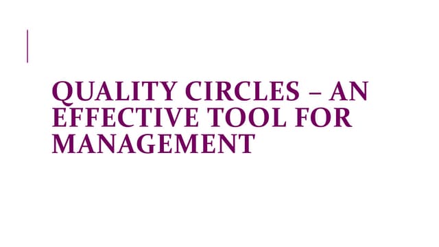 Twelve steps of qc | PPT