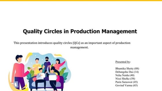 Quality circle | PPTX | Career Advice | Careers