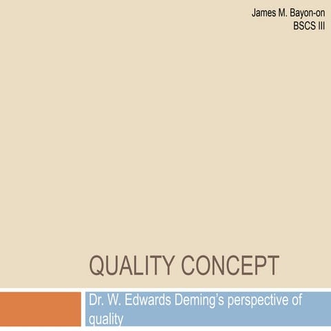 Quality concept | PPSX