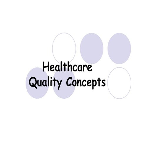 Quality concepts | PPTX