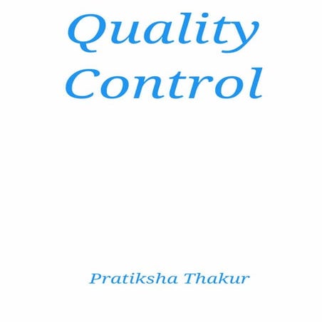 Quality Control | PDF