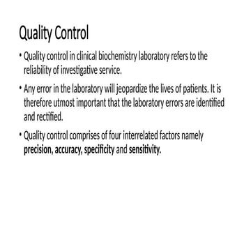 How to establish QC reference ranges - Randox QC Educational Guide | PDF