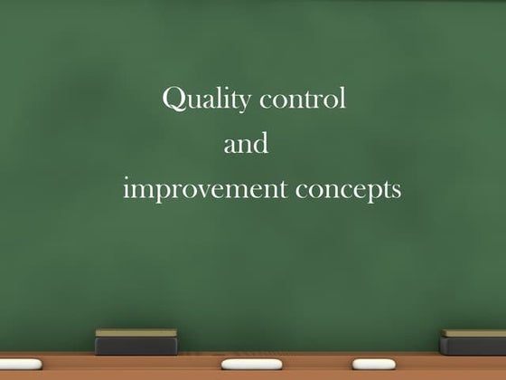 Basic quality concept | PDF | Business | Business and Finance