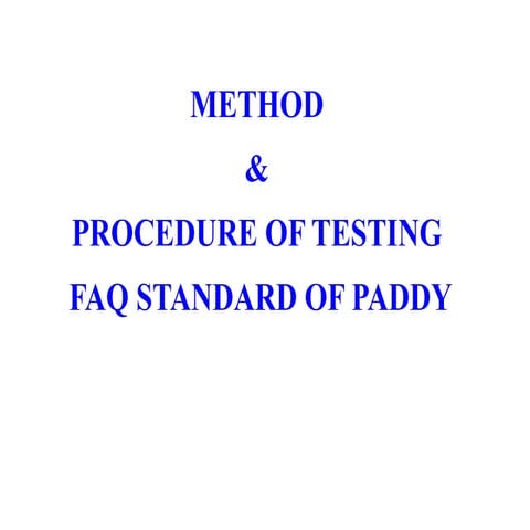 Quality Control Cell of Paddy Presentation.ppt