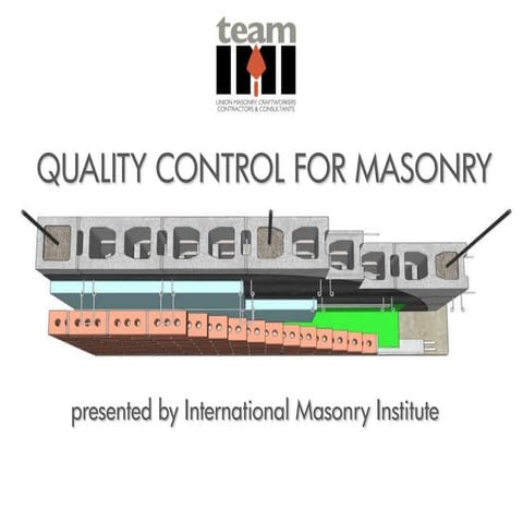 Quality Control for Masonry | PDF
