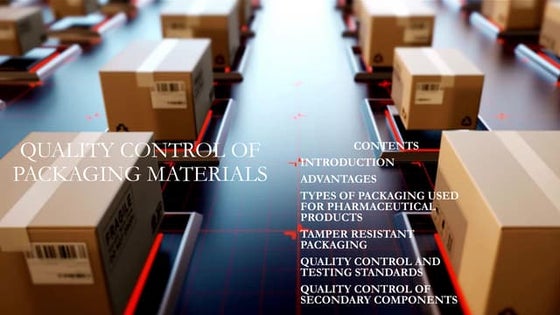 Quality control test of glass containers | PPT