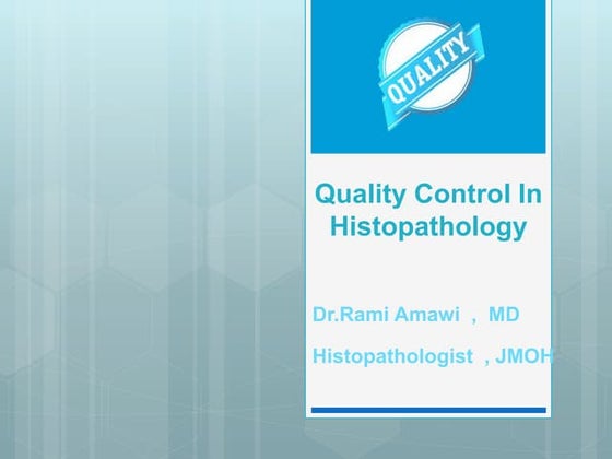 General Organization and Basic Requirements of Histopathological Lab | PPT