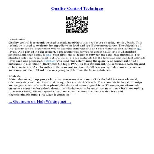 Poster (Quality Management) | PPTX