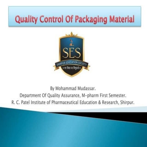 quality control test of packaging material sciences.pptx