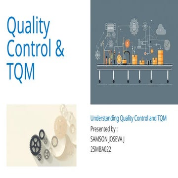Comprehensive Guide to Quality Control and Total Quality Management ...