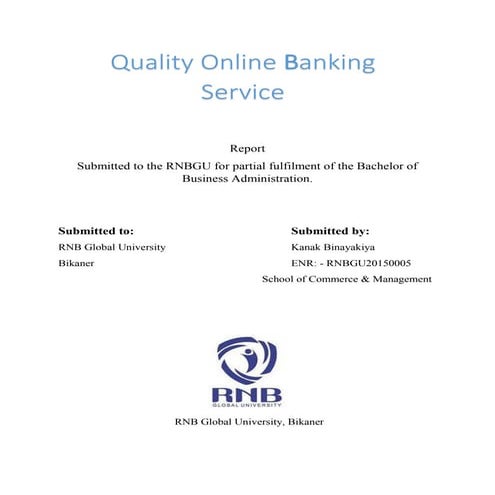 Quality e banking | PDF | Business Banking & Finance | Business