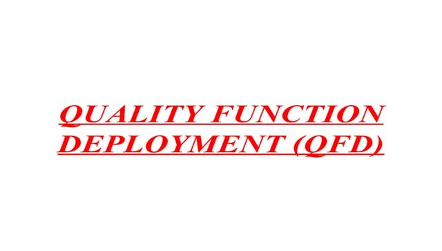 Applying Quality Function Deployment method for business architecture alignment | PPT